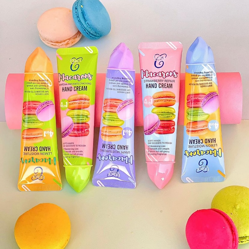 Kawaii Macaron Hand Cream Set – (Pack of 5) – Beyond Traditionz